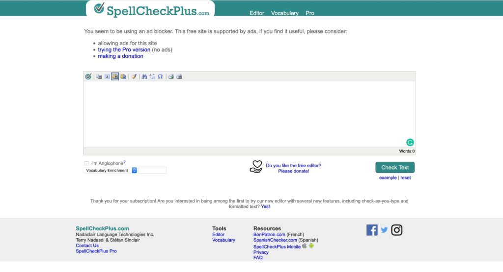 最新(2024年版)!人気の無料英文チェック6サイトの能力を検証してみた。｜英語で人生攻略！